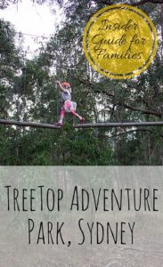 TreeTop Adventure Park Western Sydney - Adventure, baby!