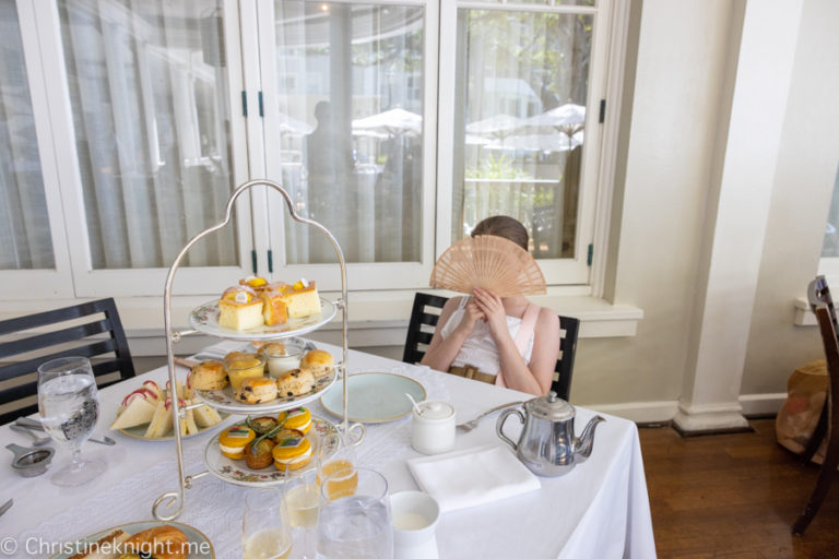 High Tea at the Moana Surfrider, Waikiki Hotel, Hawaii